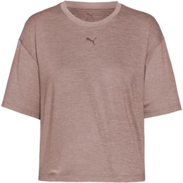 Puma CLOUDSPUN Funktionsshirt Damen - Gr&ouml;&szlig;e S - beige