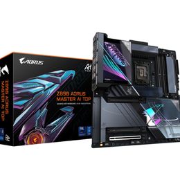 Gigabyte Mainboard "Z890 AORUS MASTER AI TOP Motherboard - Unterst&uuml;tzt Intel Core Ultra", ohne farbbezeichnung, B:33cm H:9,5cm T:37,4cm, Mainboards