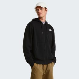 Kapuzensweatshirt The North Face "M SIMPLE DOME LIGHT REGULAR HOODIE", Herren, Gr. L, tnf schwarz, Obermaterial: 68% Baumwolle, 32% Polyester, normal, Rundhals, Sweatshirts, sportlicher Schnitt, f&uuml;r sportliche Aktivit&auml;ten und Outdoor-Abenteuer