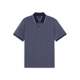 Poloshirt Bugatti, Damen, Gr. L, 390, marine, 100% Baumwolle, unifarben, normal, ohne Ausschnitt, Shirts, Modern Fit mit dezenter Stickerei