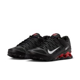 Trainingsschuh Nike "REAX 8 TR MESH", Herren, Gr. 42,5, schwarz, metallic silber, university rot, Leder, Synthetik, Schuhe