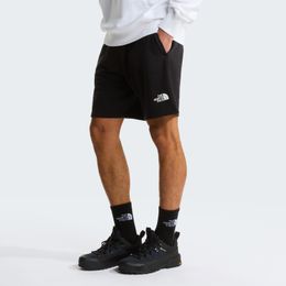 Sweatshorts The North Face "M SIMPLE DOME LIGHT REGULAR SHORTS", Herren, Gr. L, N-Gr, tnf schwarz, Obermaterial: 68% Baumwolle, 32% Polyester, Hosen Sweatshorts, aus Baumwolle, sportlicher Stil, lockere Passform