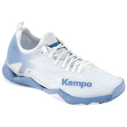 Hallenschuh Kempa "Hallen-Sport-Schuhe Wing Lite 2.0 W", Herren, Gr. 7.5, wei&szlig;, Obermaterial: 100% Textilmaterial TEXMAT., Schuhe Hallenschuh