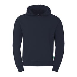 Kapuzenpullover Kempa "Kapuzenpullover Game Changer", Herren, Gr. L, blau (marine), Obermaterial: 85% Baumwolle CO(Bio). 15% Polyester PES., Pullover Kapuzenpullover