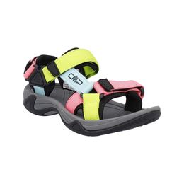 Sandale CMP "KIDS HAMAL HIKING SANDAL", M&auml;dchen, Gr. 30, lagoon, pink fluo, acido, Synthetik, Schuhe Sandale