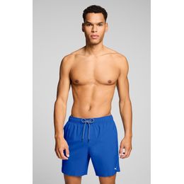 Badeshorts Puma "Puma SWIM MEN MID SHORTS 1P", Herren, Gr. L, N-Gr, ultra blau, Web, Obermaterial: 100% Polyester, Badehosen Badeshorts, High-Tech Rei&szlig;verschluss an der Ges&auml;&szlig;tasche, Seitentaschen