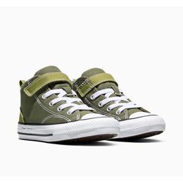 Sneaker Converse "CHUCK TAYLOR ALL STAR MALDEN STREET EASY-ON COLOR POP", M&auml;dchen, Gr. 27, utility, in the weeds, wei&szlig;, Textil, Schuhe Sneaker