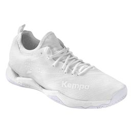 Hallenschuh Kempa "Hallen-Sport-Schuhe Wing Lite 2.0 W", Herren, Gr. 9.5, wei&szlig;, Obermaterial: 100% Textilmaterial TEXMAT., Schuhe Hallenschuh