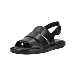 H&ouml;gl Riemchensandale H&Ouml;GL "H&ouml;gl Sandalen Leder", Damen, Gr. 38, schwarz, Leder, Schuhe Riemchensandale