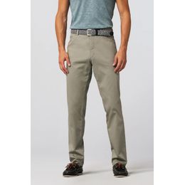 Chinos MEYER "CHICAGO", Herren, Gr. 32, L&auml;nge 32, salbei, 96% Baumwolle, 4% Elasthan, unifarben, regular fit lang, Hosen