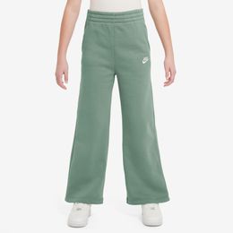 Sporthose Nike Sportswear "G NSW CLUB FLC WL PNT LBR", M&auml;dchen, Gr. S, N-Gr, steam, wei&szlig;, Obermaterial: 80% Baumwolle, 20% Polyester, Hosen Sporthose, f&uuml;r Jugendliche, sportlicher Stil