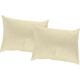 Dekokissen WIRTH "Westport" Gr. 3, beige (natur, ranken), B:40cm L:60cm, Obermaterial: 100% Polyester, Dekokissen_Sitzkissen_Kissenh&uuml;llen