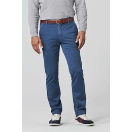 Chinos MEYER "New York", Herren, Gr. 32, L&auml;nge 32, marine, 96% Baumwolle, 4% Elasthan, unifarben, regular fit lang, Hosen, mit Seitentaschen
