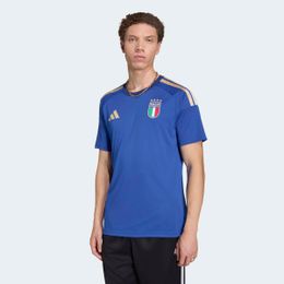Fu&szlig;balltrikot adidas Performance "ITALIEN 26 FAN HEIMTRIKOT", Herren, Gr. L, bold blau, Obermaterial: 100% Polyester, Trikots Fu&szlig;balltrikot