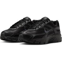 Sneaker Nike Sportswear "Initiator", Herren, Gr. 40,5, schwarz, dk smoke grau, Leder, Textil, Schuhe Sneaker, inspiriert vom Design des Nike P-6000