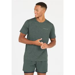 Funktionsshirt Endurance "Abdon", Herren, Gr. S, gr&uuml;n (dunkelgr&uuml;n), 95% Polyester, 5% Elasthan, unifarben, normal, Rundhals, Shirts Funktionsshirt, mit smartem 4-Wege-Stretch