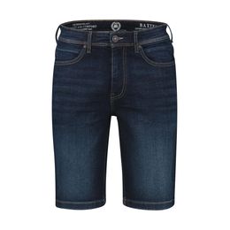 Bermudas Lerros "Denim Bermuda aus flexiblem Baumwollmix, gro&szlig;e Gr&ouml;&szlig;en", Herren, Gr. 42, dunkelblau, 99% Baumwolle, 1% Elasthan, Hosen Bermudas