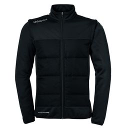 Funktionsjacke Uhlsport "Jacke ESSENTIAL MULTI WITH REM. SLEEVES", Herren, Gr. 4XL, schwarz, Obermaterial: 100% Polyester PES., Jacken Funktionsjacke
