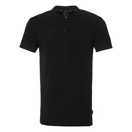Poloshirt Kempa "POLO SHIRT STMNT", Herren, Gr. L, schwarz, Obermaterial: 65% Polyester Pol. recyc.. 35% Baumwolle CO(Bio)., Shirts