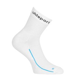 Socken Uhlsport "Socken TEAM CLASSIC (3 Paar)", Herren, Gr. 46-50, wei&szlig;, Obermaterial: 80% Baumwolle CO. 18% Polyamid PA. 2% Elasthan EL., Socken Socken