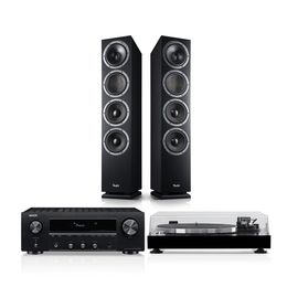 Teufel THEATER 500 + DENON DRA-800H + DUAL DT 500