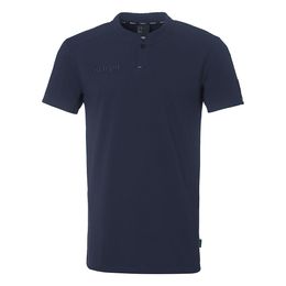 Poloshirt Kempa "POLO SHIRT STMNT", Herren, Gr. M, blau (marine), Obermaterial: 65% Polyester Pol. recyc.. 35% Baumwolle CO(Bio)., Shirts