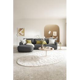 Sch&ouml;ner Wohnen Kollektion Ecksofa "Wonder, Organische Eck-Lounge f&uuml;r dein Zuhause", anthrazit, B:318cm H:86cm T:188cm, 100% Polyester, SCH&Ouml;NER WOHNEN-KOLLEKTION, Sofas, Ecksofa, Sanfte Kurven, Kammerkissen-Komfort & maximale Entspannung