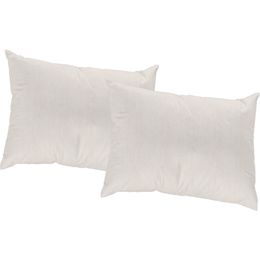 Dekokissen WIRTH "Torbole" Gr. 2, beige (beige, meliert), B:40cm L:60cm, Obermaterial: 90% Polyester, 10% Baumwolle, Dekokissen_Sitzkissen_Kissenh&uuml;llen