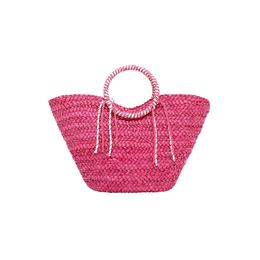 Emily & Noah Shopper EMILY & NOAH "Shopper E&N Jolanda", Damen, Gr. B/H/T: 53cm x 40cm x 20cm 0, pink (pink 670), Papierstroh, Taschen Shopper