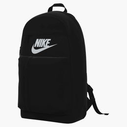Rucksack Nike "NK ELMNTL BKPK - LBR", schwarz, schwarz, wei&szlig;, Rucks&auml;cke, Obermaterial: 100% Polyester, Rucksack, f&uuml;r Erwachsene, sportlicher Stil, mit verstellbarer R&uuml;ckenl&auml;nge