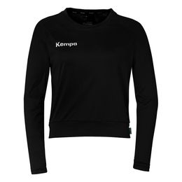 Sporttop Kempa "TankTop Cropped Top", Herren, Gr. L, schwarz, Obermaterial: 100% Polyester Pol. recyc.., Tops Sporttop