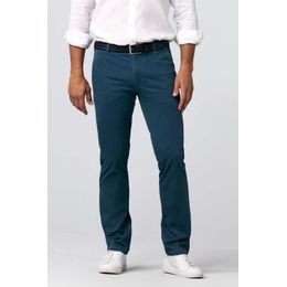 Chinos MEYER "ROMA", Herren, Gr. 32, L&auml;nge 32, blau, 96% Baumwolle, 4% Elasthan, unifarben, regular fit lang, Hosen, aus Bio-Baumwolle