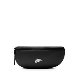 Sporttasche Nike "NK HERITAGE S WAISTPACK 2.0", schwarz, schwarz, wei&szlig;, Obermaterial: 100% Polyester, Taschen Sporttasche, sportlicher Stil, f&uuml;r Training und Freizeit, aus Polyester