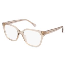 Ralph Lauren Ralph RA7158U Brille Damen | Fassung: Vollrand, Quadratisch, Beige Transparent