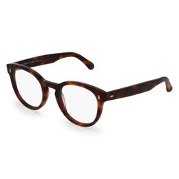 Fielmann AB 004 CL Brille Unisex | Fassung: Vollrand, Panto, Havanna
