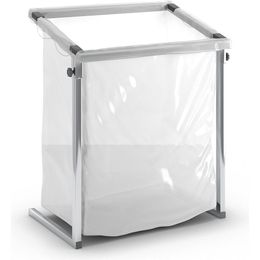 eurokraft pro Gro&szlig;volumen Wertstoffsammler, f&uuml;r Volumen 2500 l, station&auml;r, aus Vierkantrohr