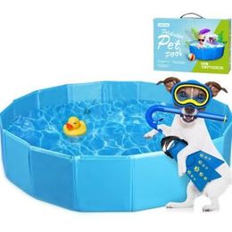 nobleza - Hundepool - Planschbecken f&uuml;r Hunde blau 1,2 m, 30 cm