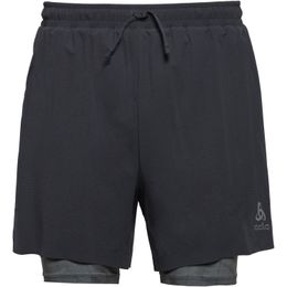 Odlo Zeroweight 5 INCH Laufshorts Herren - Gr&ouml;&szlig;e XXL - schwarz