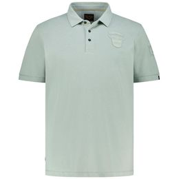 PME-Legend Herren Gro&szlig;e Gr&ouml;&szlig;en | PME LEGEND Poloshirt mit Label-Stickerei Farbe gr&uuml;n Gr&ouml;&szlig;e: 5XL