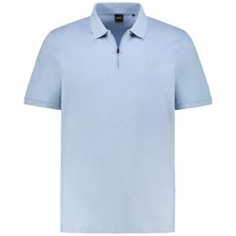 Herren Gro&szlig;e Gr&ouml;&szlig;en | BOSS Poloshirt mit Stretch Farbe hellblau Gr&ouml;&szlig;e: 6XL