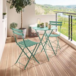 Bistro-Set "Green", 3tlg.