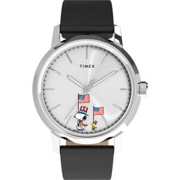 Timex Peanuts Marlin Schwarz Herren Armbanduhr TW2Y50300