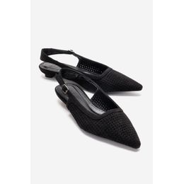 Aviva Slingback Spitzer Zehen Pumps