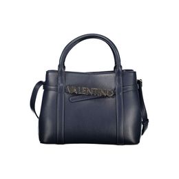 Mario Valentino Blu Polyurethan Damenhandtasche