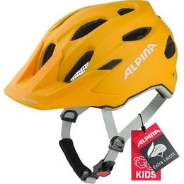 Alpina Carapax Junior Kinder-Helm burned-yellow matt 51-56 cm
