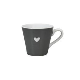 Krasilnikoff Espresso Cup Colourful Heart charcoal skandinavische Deko Online Shop