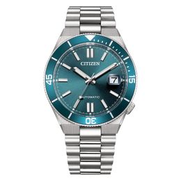 Citizen Tsuyosa Shore Silber Herren Armbanduhr NJ0231-56L