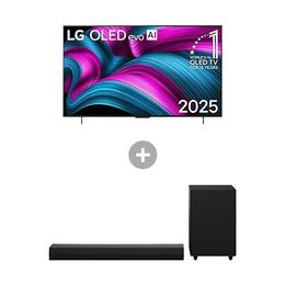 LG 42 &Prime; OLED evo AI C5 4K Smart TV + 2.1 Kanal TV Soundbar DS30A OLED42C5ELB.DS30001