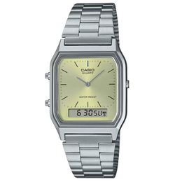 Casio Kollektion Vintage Unisex Silber Uhr AQ-230A-9AMQYES