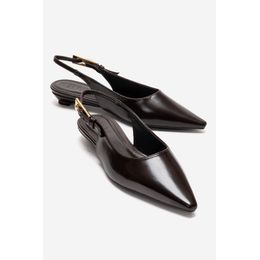 Jenna Slingback Pumps mit Spitzer Zehenpartie